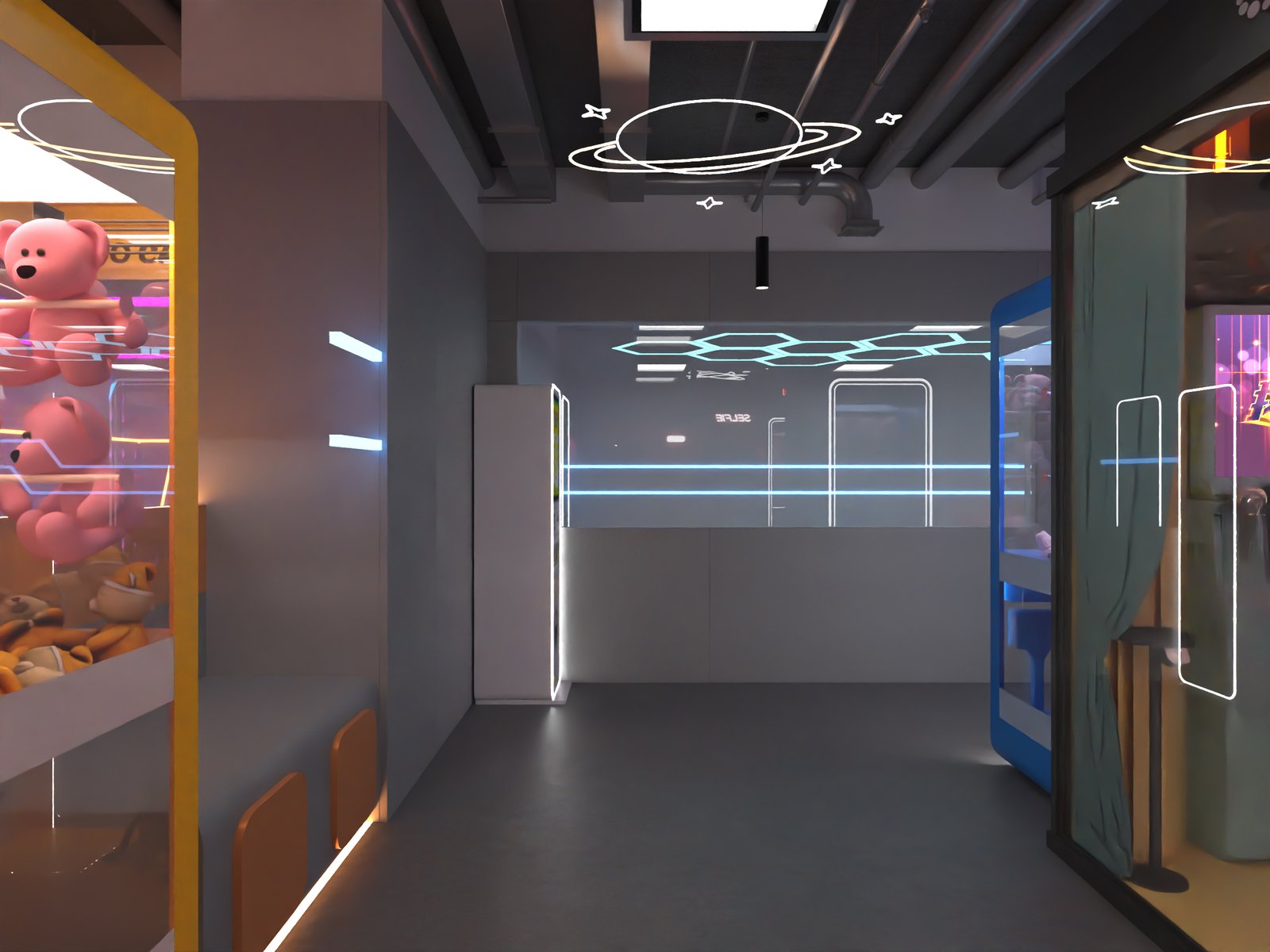Light Matrix hallway – Paradigm Zone